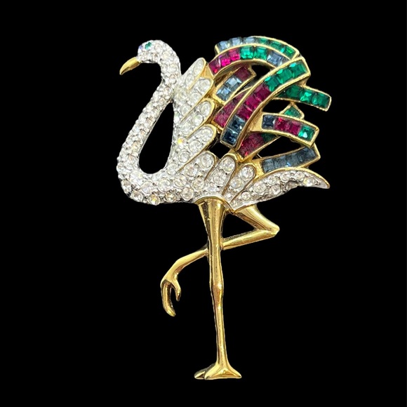 Carolee | Jewelry | Carolee Duchess Of Windsor Collection Flamingo ...